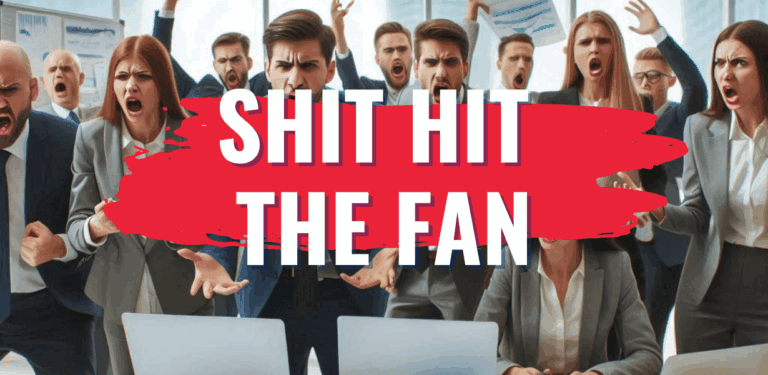 SHIT HIT THE FAN | O Que Significa Esta Expressão | Inglês Do Adir